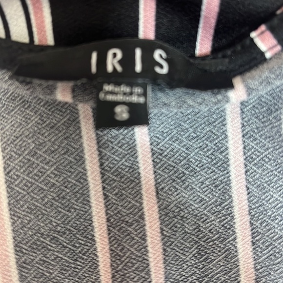 Iris Basic | Tops | Nwt Iris Striped Crop Top | Poshmark